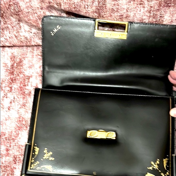 Michelangelo | Bags | Vintage Michelangelo Florence Italy Black Kelly ...